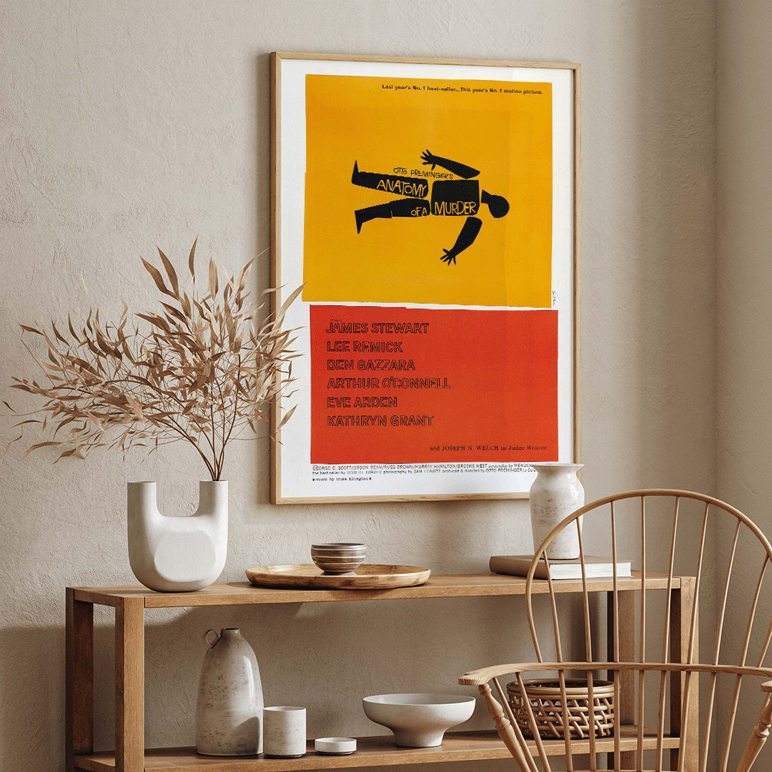 Poster | Anatomy of a Murder von Saul Bass | MORYARTY